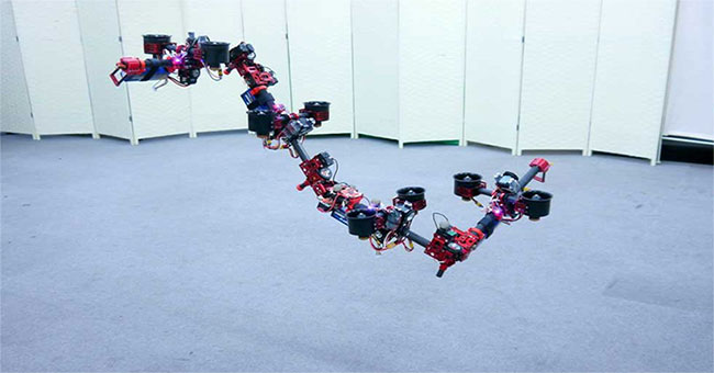 Robot rồng có thể thay đổi hình dạng trên không - KhoaHoc.tv
