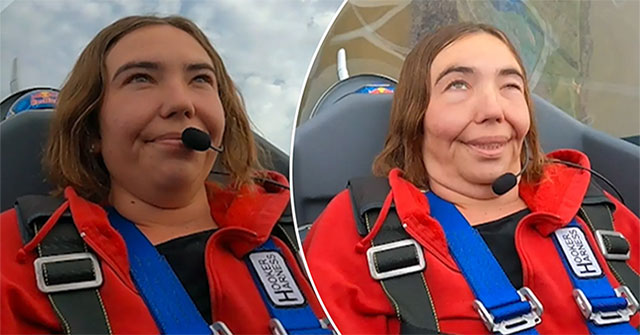 Cô gái trẻ bỗng hóa thành bà cụ dưới tác động khủng khiếp của lực G ...