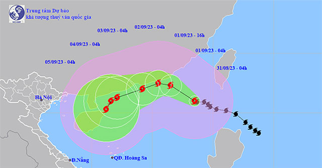 Bão số 3 SAOLA mạnh cấp 16, giật trên cấp 17 tiến vào biển Đông ...