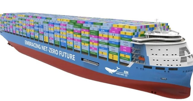 Siêu tàu container chạy bằng lò phản ứng muối nóng chảy - KhoaHoc.tv